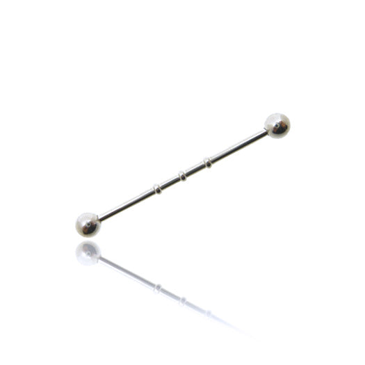 Vente de piercing industriel pour l'oreille : acier, titane noir, or ...